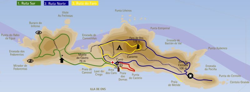 Un paseo por la isla de Ons dentro del Parque Nacional de las Islas ...